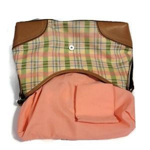 Relic | Bags | Relic By Fossil Pink Green Plaid Hobo Shoulder Bag ...